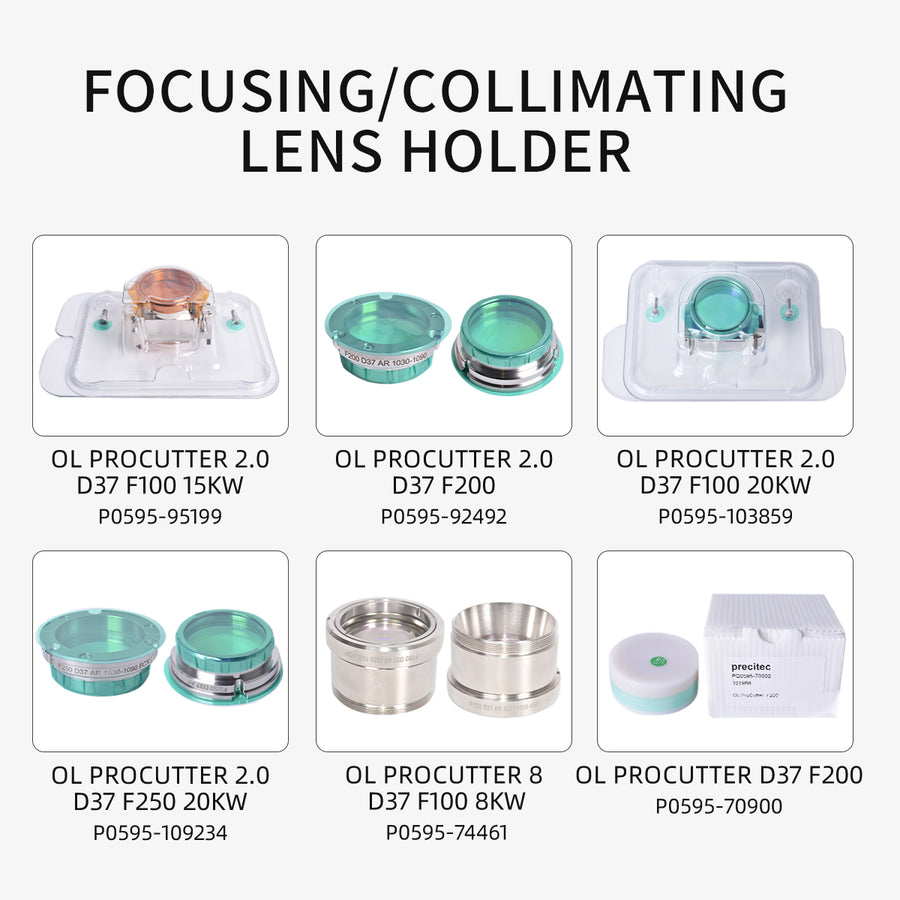 Startnow Precitec Original D30 D37 Laser Focusing and Collimating Lens